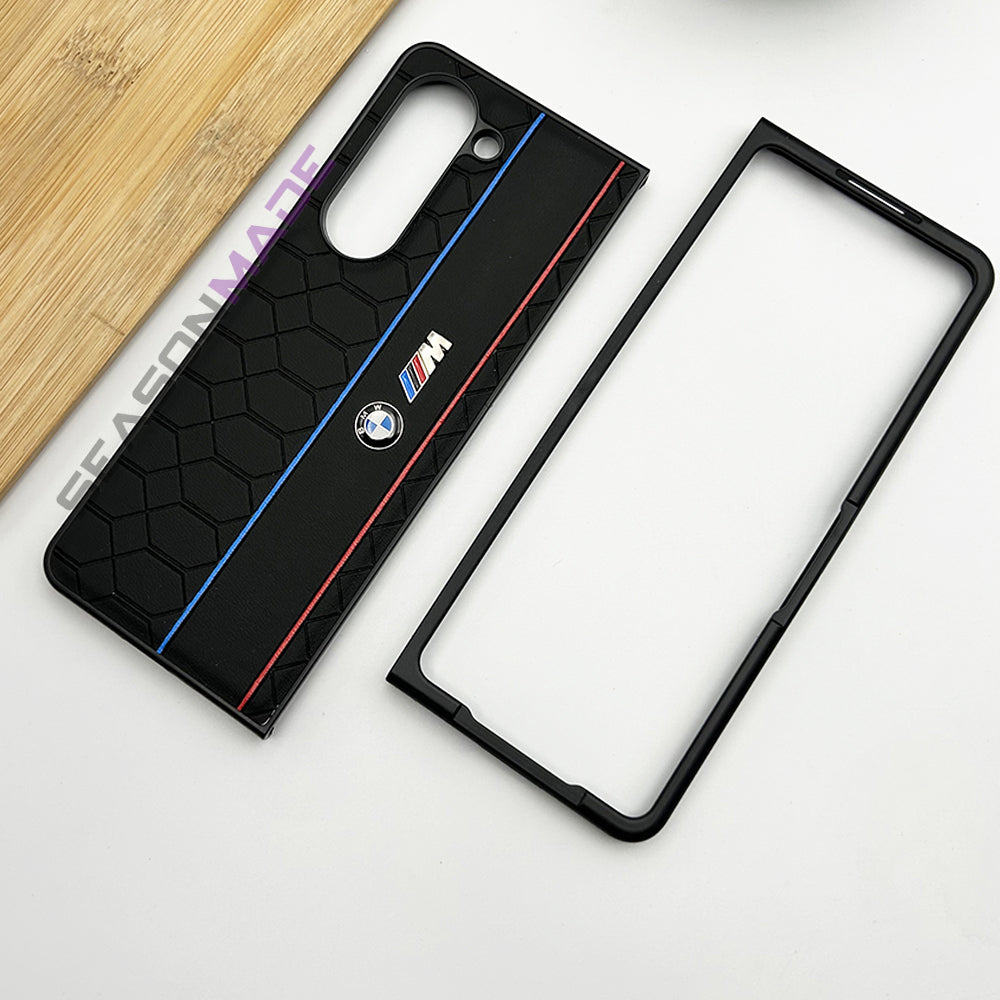 Samsung Galaxy Z Fold 5 BMW Honeycomb Design Case Cover – Leathon
