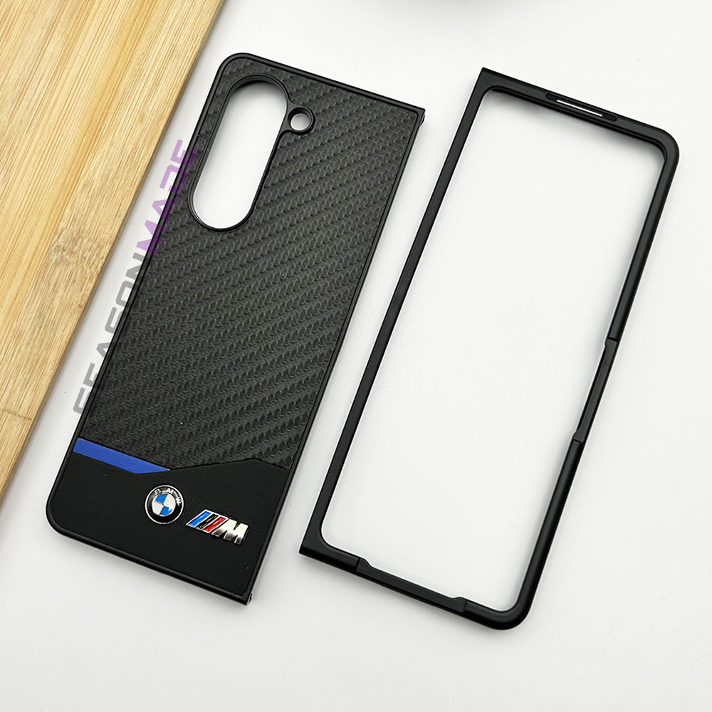 Samsung Galaxy Z Fold 5 BMW Performance Carbon Case Cover – Leathon