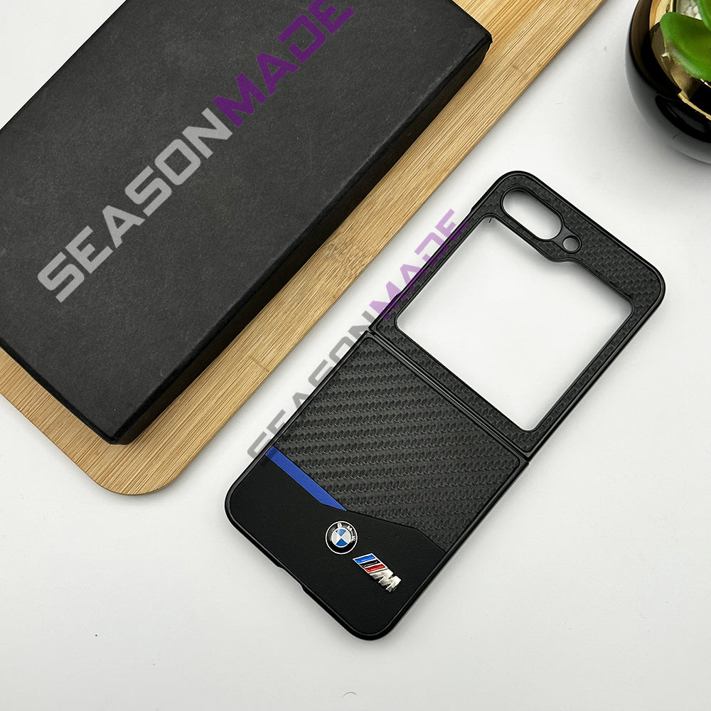 Samsung Galaxy Z Flip 5 BMW Performance Carbon Case Cover – Leathon