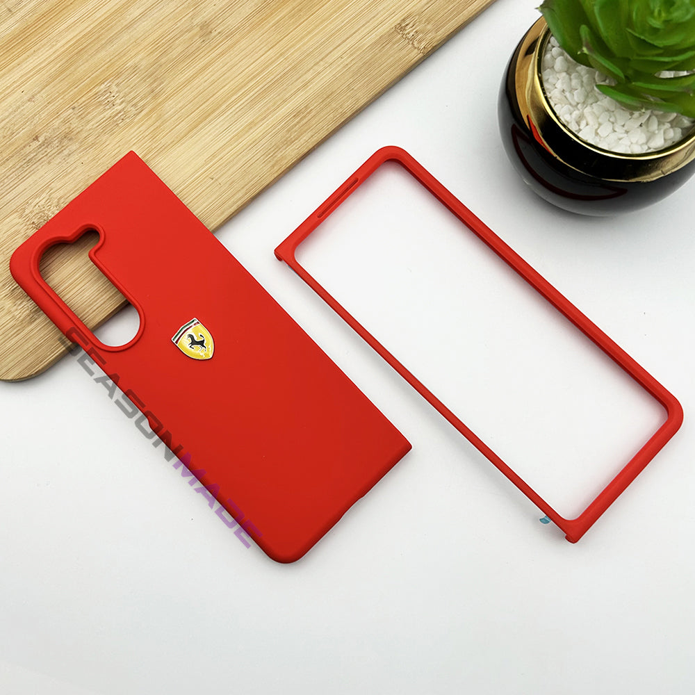 Samsung Galaxy Z Fold 6 FR Sports Car Logo Case Cover – Leathon